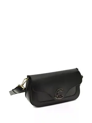 COCCINELLE Logo-plaque Shoulder Bag - Black