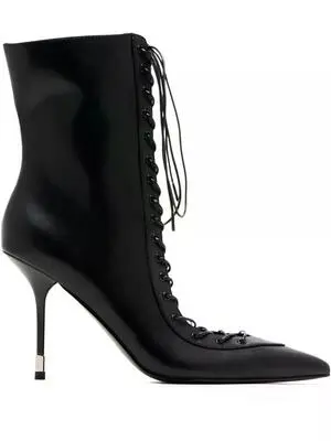 Femme La Salem Lace-up Stiletto Boots