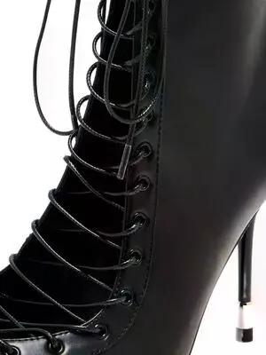 Femme La Salem Lace-up Stiletto Boots