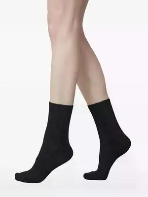 Swedish Stockings Ribbed Bodil Socks