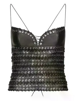 LUDOVIC DE SAINT SERNIN Lee Leather Top