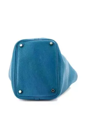 Hermès Picotin Lock Bag Clemence Pm - Blue