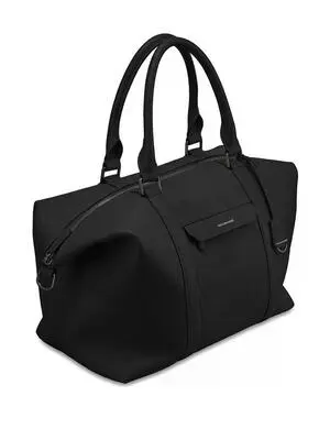 MAISON DE SABRE Large Leather Weekender Bag - Black
