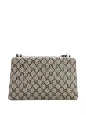 Gucci Dionysus Small Shoulder Bag Gg Coated Canvas - Brown