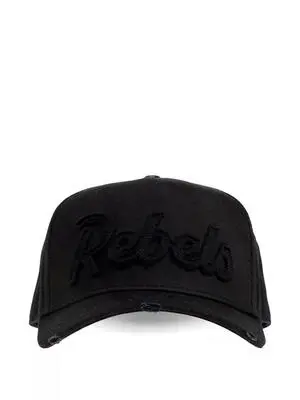 Dsquared2 Baseball Cap With Appliqué Detail - Black