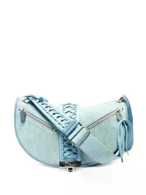 Dior 2002 Denim Shoulder Bag - Blue