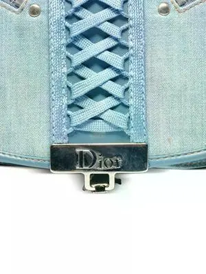 Dior 2002 Denim Shoulder Bag - Blue