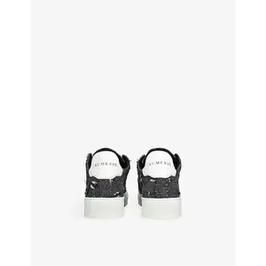 NUMERIS Atelier Canvas Trainers - Pink Comb