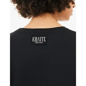Khaite Mae Short-sleeved Cotton T-shirt