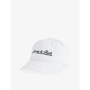 SPORTY & RICH Cotton Baseball Cap - White
