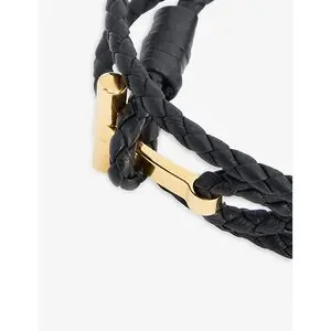 TOM FORD Braided Leather Bracelet