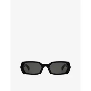 RETROSUPERFUTURE L'altro Rectangular Sunglasses - Black