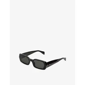 RETROSUPERFUTURE L'altro Rectangular Sunglasses - Black