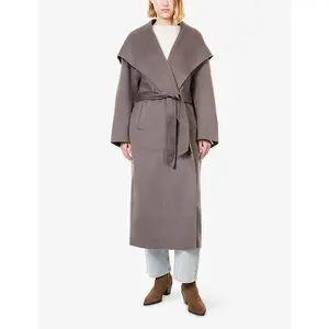 Dissh Marle Belted Wool-blend Coat
