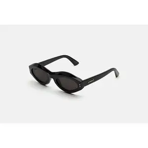 RETROSUPERFUTURE Oval-frame Acetate Sunglasses - Black