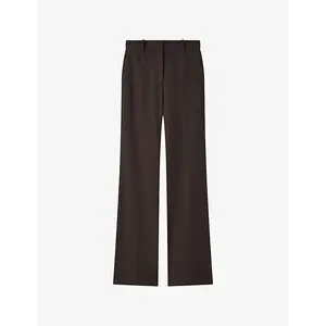 JOSEPH Tafira Gabardine Stretch-woven Trousers - Cocoa
