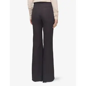 JOSEPH Tafira Gabardine Stretch-woven Trousers - Cocoa