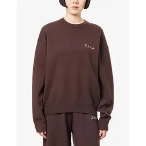 RU & ROCKA Logo-embroidered Knitted Jumper