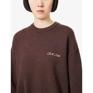 RU & ROCKA Logo-embroidered Knitted Jumper