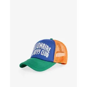 BILLIONAIRE BOYS CLUB Arch Logo Mesh-back Woven Trucker Cap - Blue