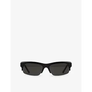 RETROSUPERFUTURE Scatto Rectangular Sunglasses - Black