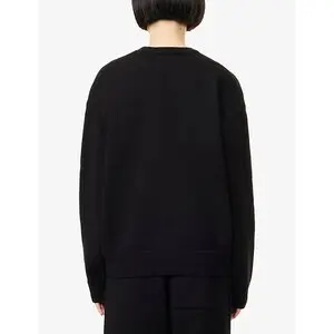 RU & ROCKA Logo-embroidered Knitted Jumper