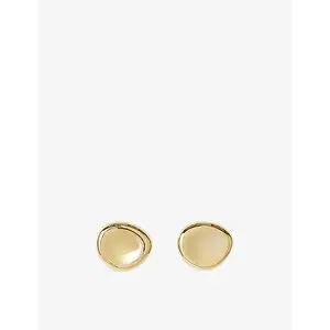 JOSEPH Bean Metal Earrings - Gilded Gold
