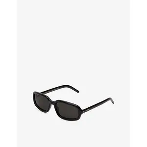 RETROSUPERFUTURE Rectangular Acetate Sunglasses - Black
