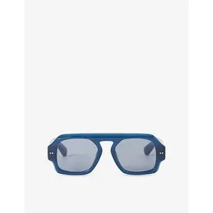 JOSEPH Talba Aviator Acetate Sunglasses - Indigo