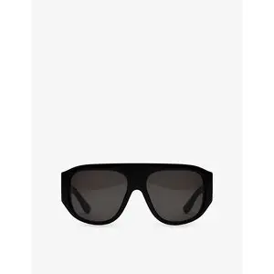 RETROSUPERFUTURE Biscotto Aviator-frame Sunglasses - Black
