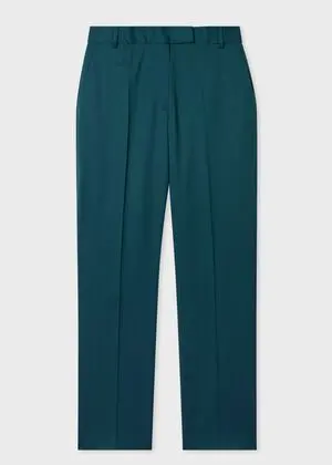 Paul Smith Slim-fit Wool-blend Trousers - Green