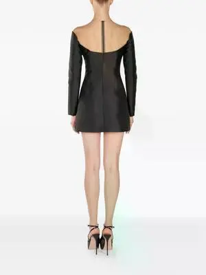 ARAFTU Embellished Off-shoulder Mini Dress