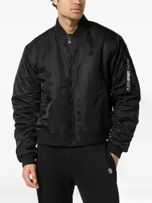 PLEIN SPORT Logo-plaque Bomber Jacket