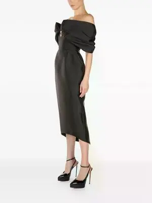 ARAFTU Off-shoulder Midi Dress