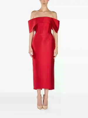 ARAFTU Off-shoulder Midi Dress