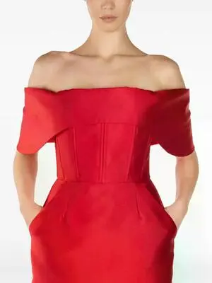 ARAFTU Off-shoulder Midi Dress