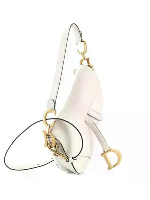 Dior Saddle Handbag With Strap - Neutrals