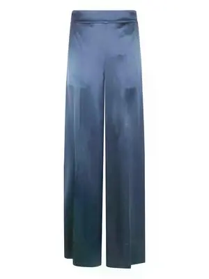JOSEPH Dijon Palazzo Pants - Blue