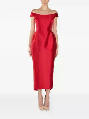 ARAFTU Off-shoulder Midi Dress