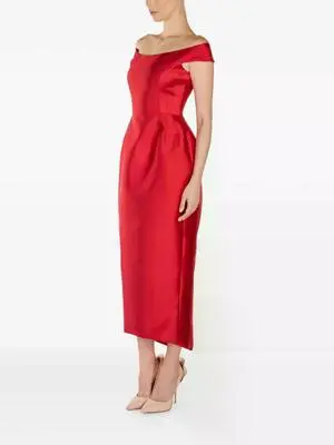 ARAFTU Off-shoulder Midi Dress