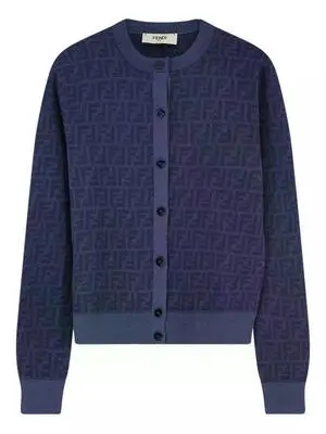 Fendi Round Neck Cardigans For Women