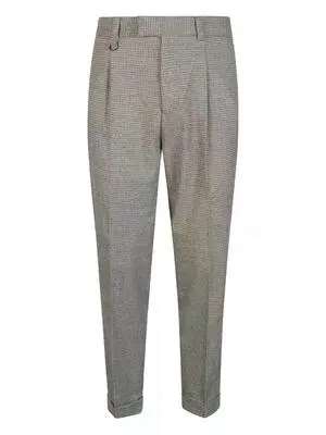 PAOLO PECORA Check Trousers