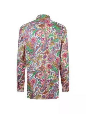 Etro Paisley-print Long-sleeve Shirt - White