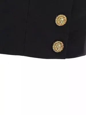 Balmain Button-fastening Cropped Top