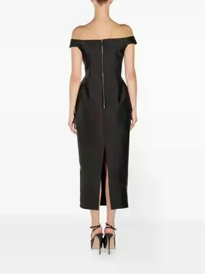ARAFTU Embellished Off-shoulder Midi Dress