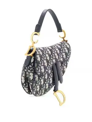 Dior Saddle Handbag Oblique Canvas Mini