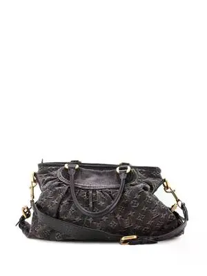 LOUIS VUITTON Neo Cabby Handbag Denim Gm Satchel
