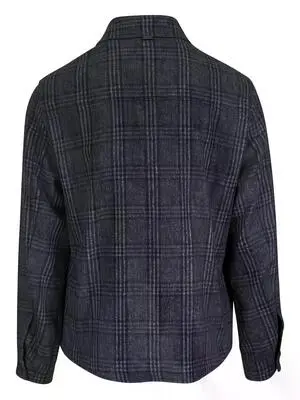 Fedeli Checked-pattern Shirt Jacket