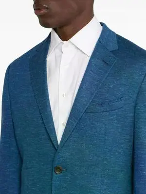 Etro Single-breasted Blazer - Blue