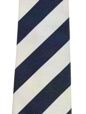 Dsquared2 Striped Pointed Tip Tie - Blue